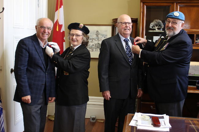 Cobourg Legion launches new poppy campaign with help from Mayor Gil ...
