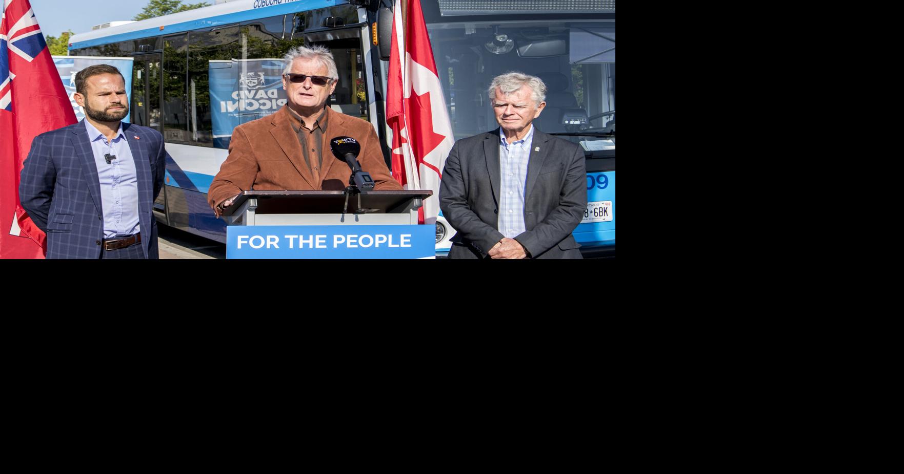 MPP David Piccini nominates Northumberland for public transit investments