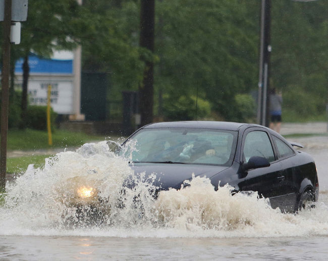 Rain causes flooding in Cobourg, Port Hope