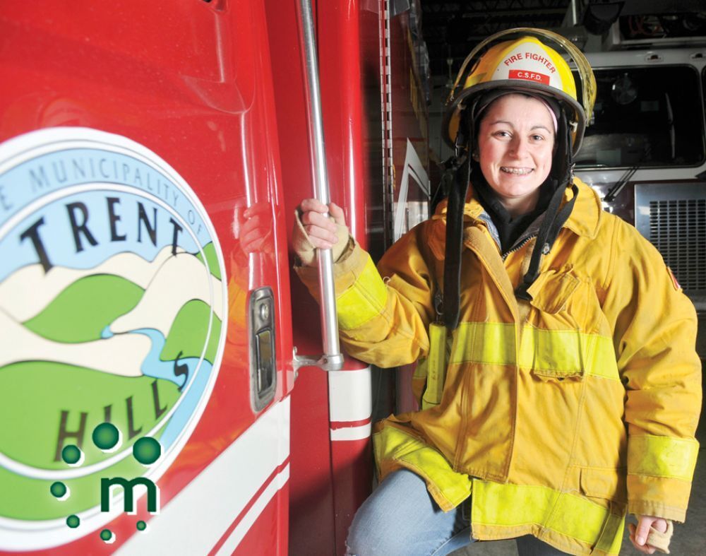 Warkworth woman area's first female firefighter