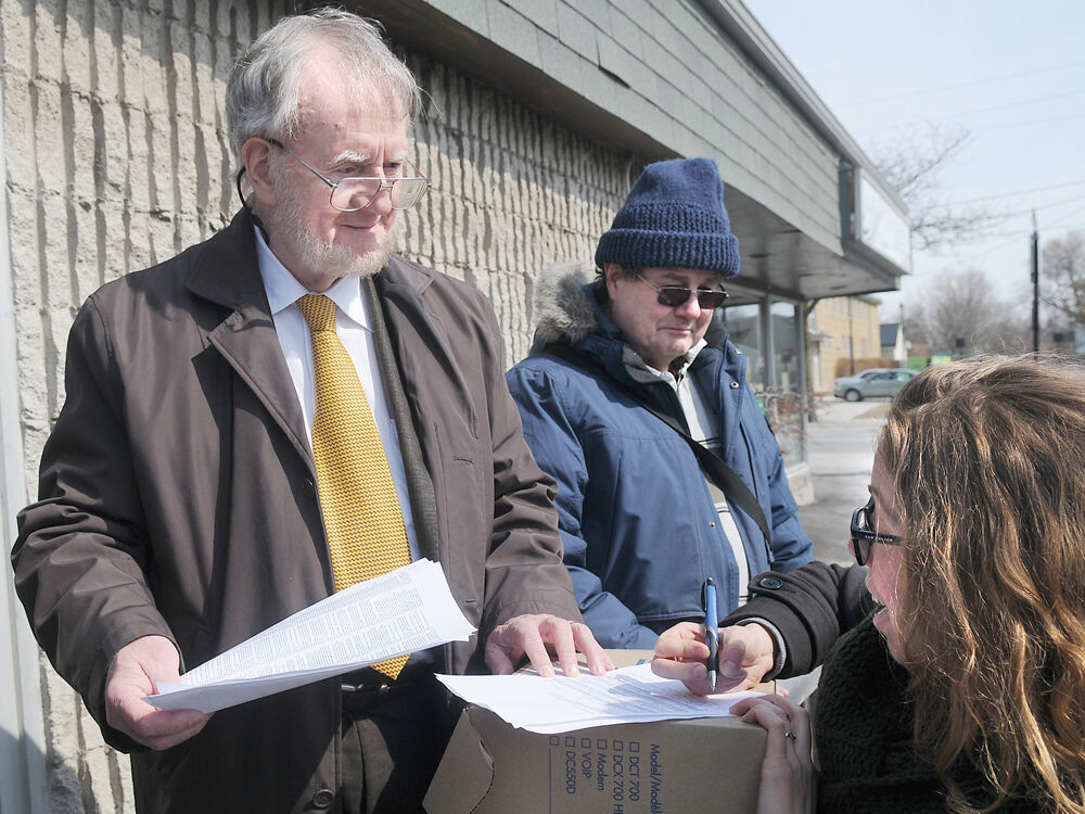 Group questions fairness of Fair Elections Act at Cobourg rally