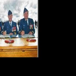 436 Transport Squadron welcomes new commanding officer