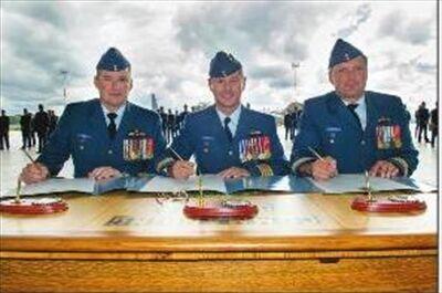 436 Transport Squadron welcomes new commanding officer