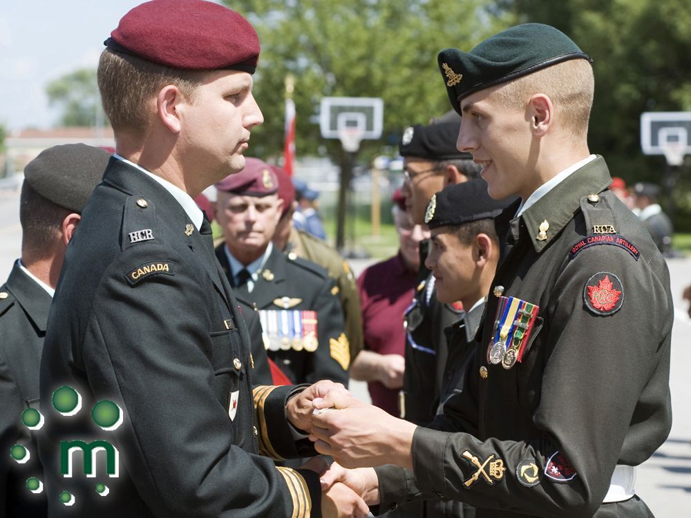 Parachute cadets graduate at CFB Trenton