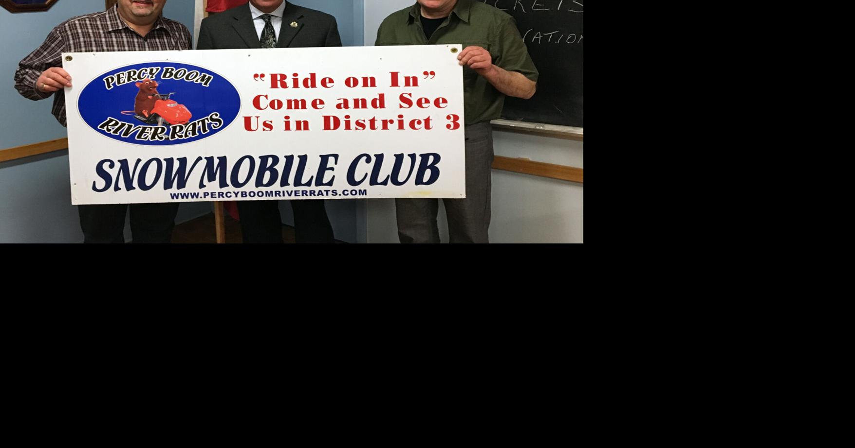 Percy Boom snowmobile club gives back