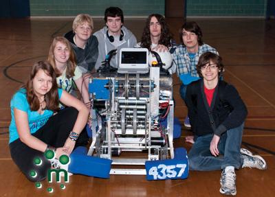 Port Hope High School team designs free-throw robot