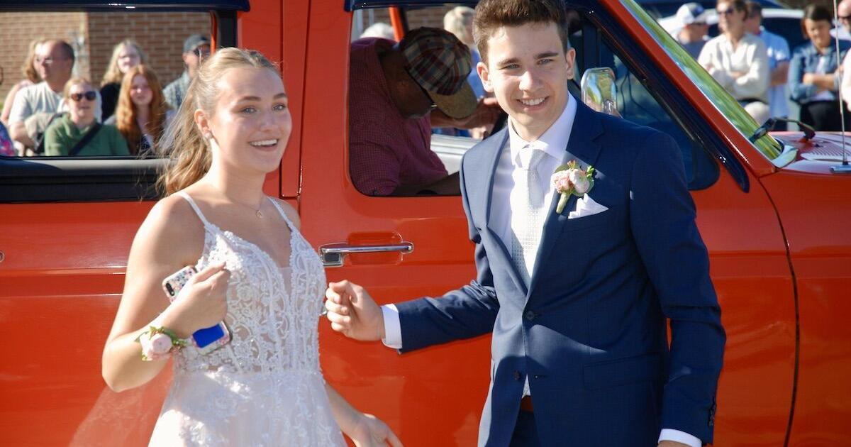 What a day for a prom parade in Cobourg