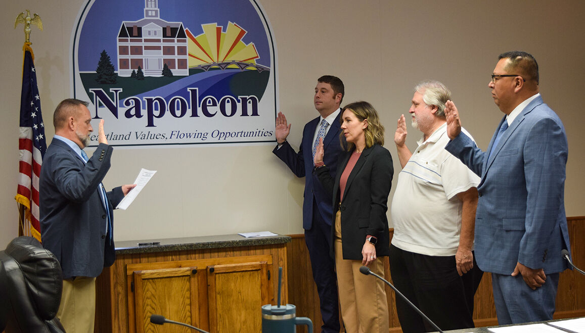 Napoleon Council starts process to transfer property, welcomes new ...