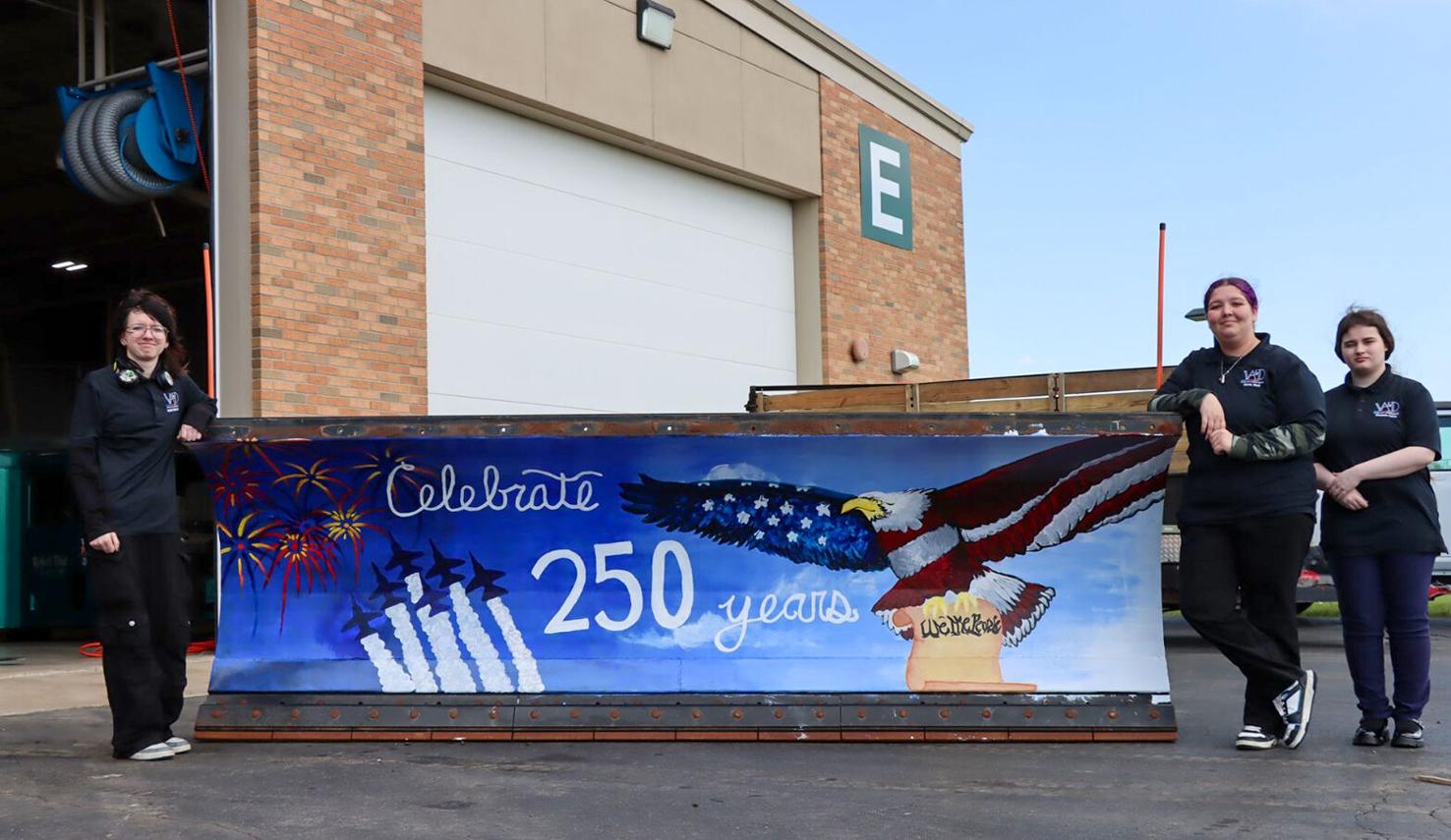 FCCC students Paint the Plow with patriotic design | News ...