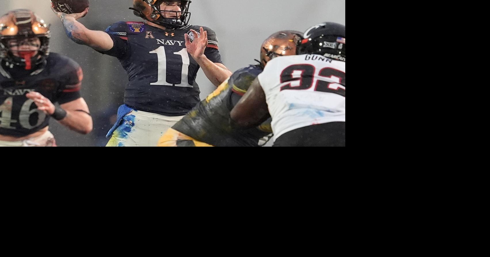 Blake Horvath leads No. 22 Navy to 35-13 victory over short-handed ...