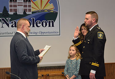 Napoleon Police chief recognized, new leaders sworn in | News ...