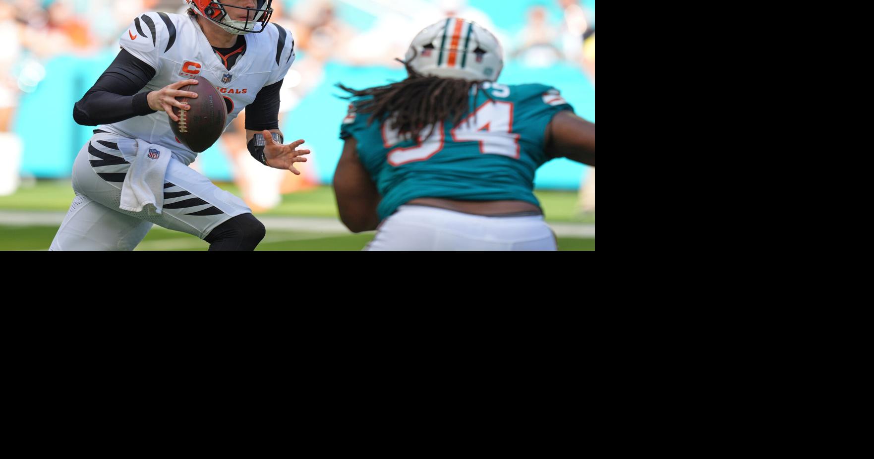 Joe Burrow throws for 309 yards and 4 TDs as Bengals rout Dolphins 45 ...