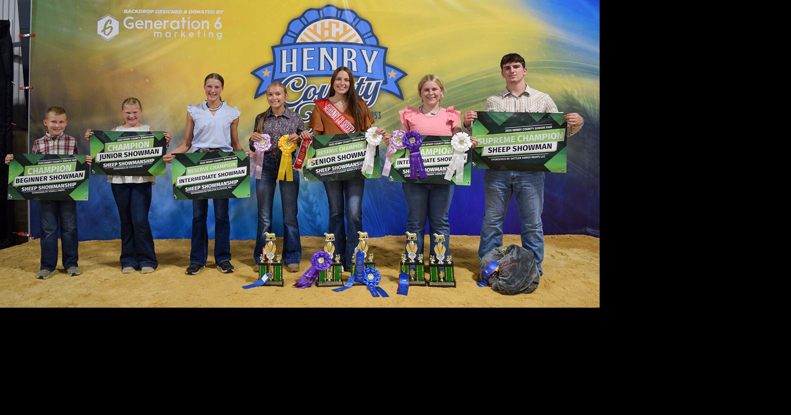 Henry County Junior Fair Sheep Show winners | Henry County Fair ...