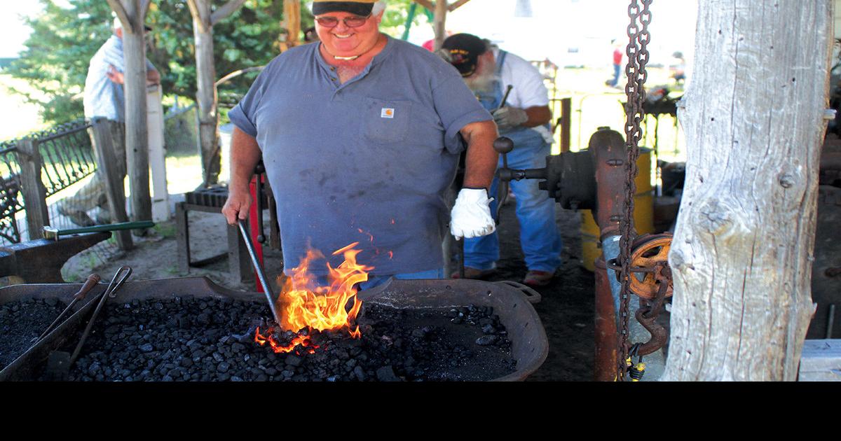 Blacksmith with roots in the trade shows off skills at Heritage Festival
