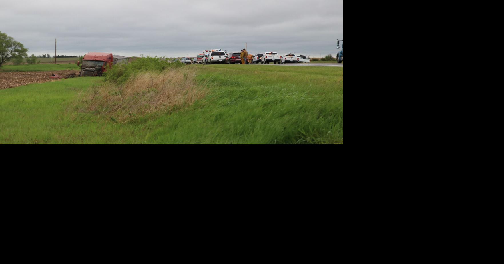 Stapleton man dies in semi-car collision south of Stapleton Tuesday