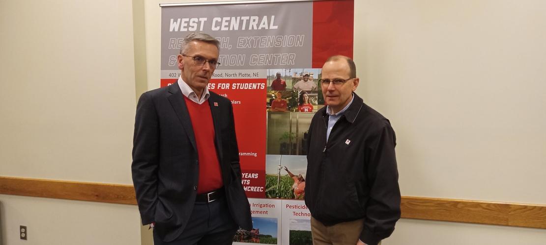 UNL Chancellor Ronnie Green visits North Platte on farewell tour