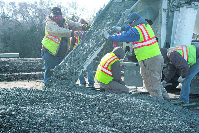 Construction rolling again