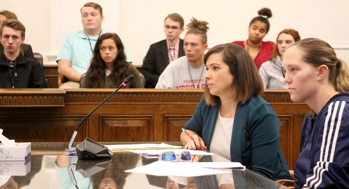 Students watch, participate in mock trial during County Government Day