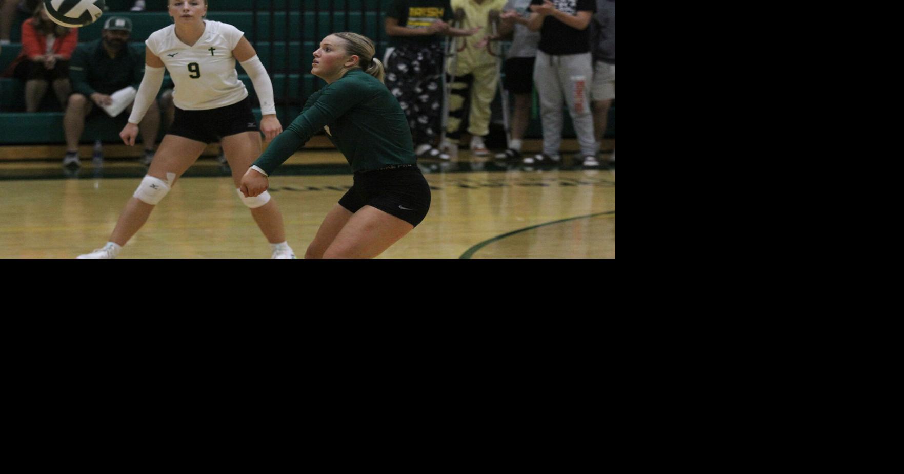 St. Pat's volleyball defeats Sutherland, Elm Creek in home triangular