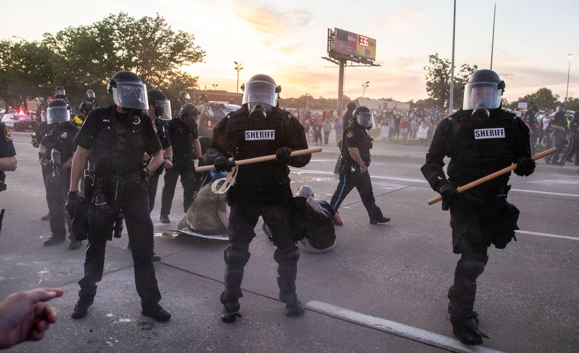 72nd and Dodge in Omaha shut down as protesters, tear gas fill streets ...