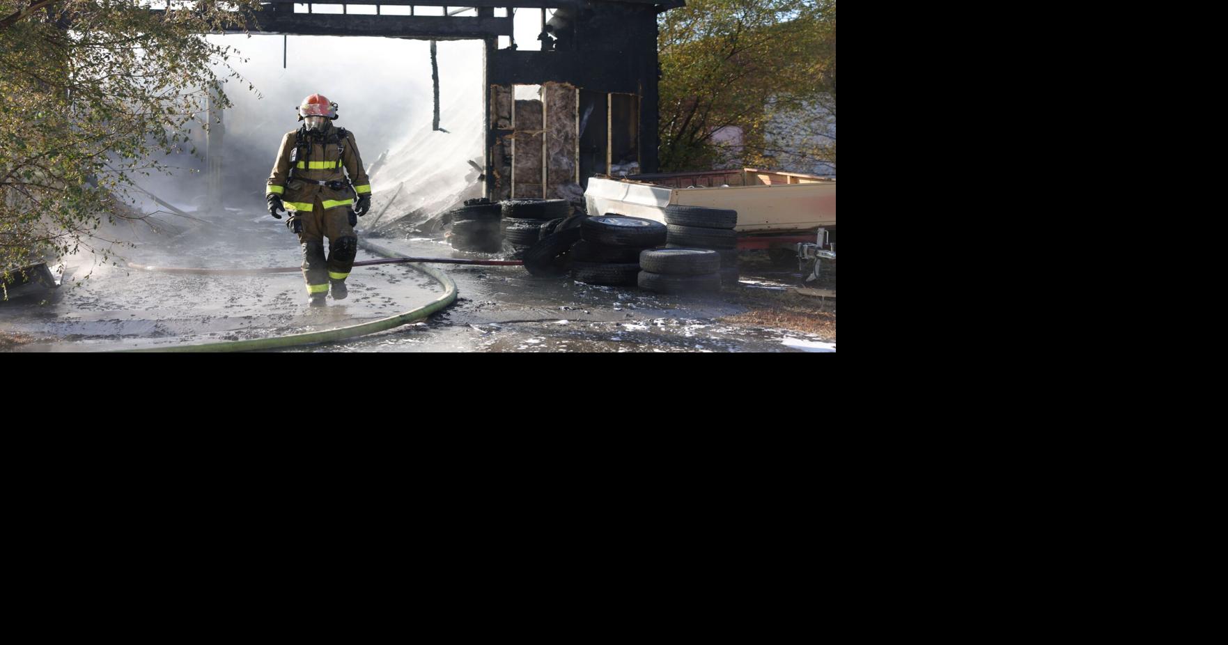 North Platte Fire Department extinguishes garage fire off Echo Drive