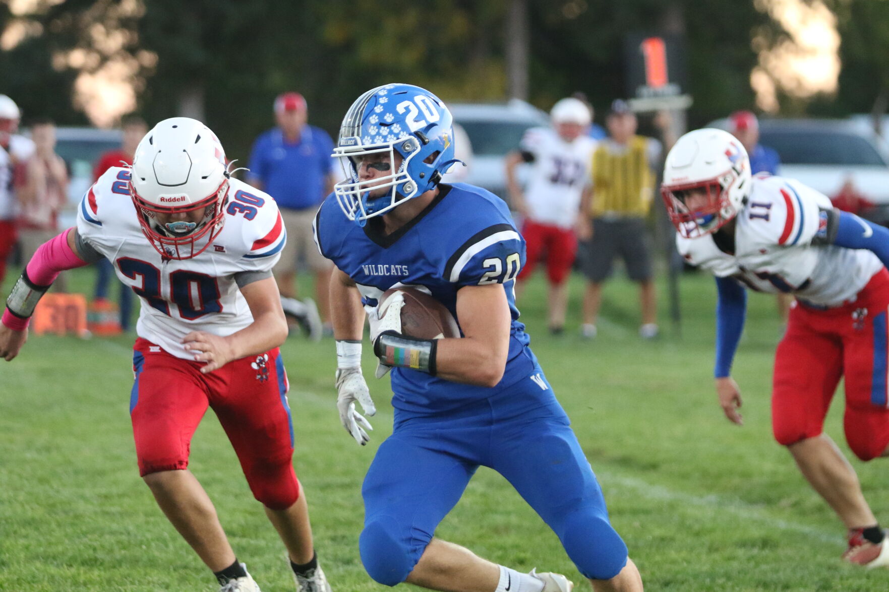 Johns, Sullivan, Gardner combine for seven touchdowns in Wallace's win ...