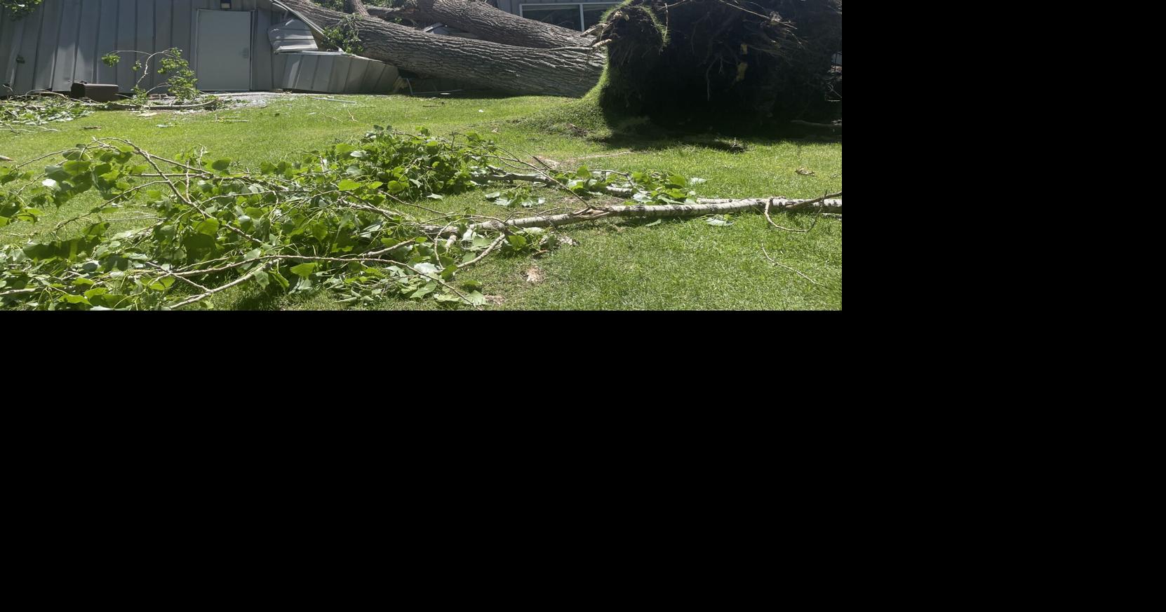 Storm with winds up to 100 mph damages buildings, trees in North Platte