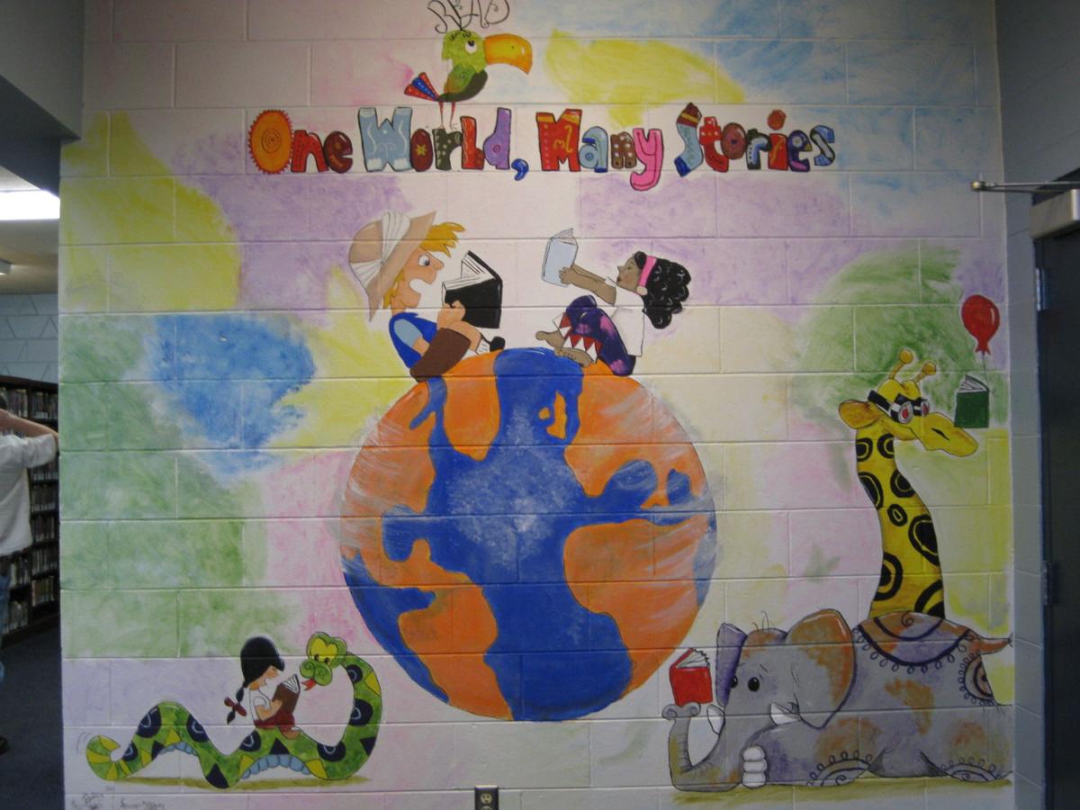 Summer Reading Murals at the North Platte Public Library