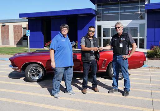 MPCC hands over keys to raffle car