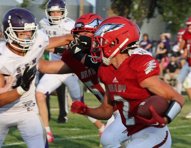 Brady football drops inaugural 6-man game to state-ranked SEM