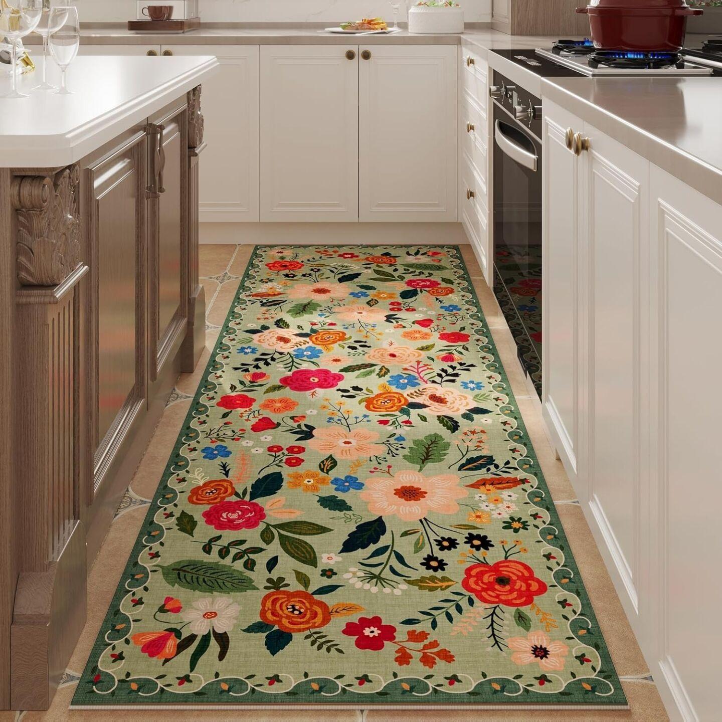 10 cute and washable kitchen runners