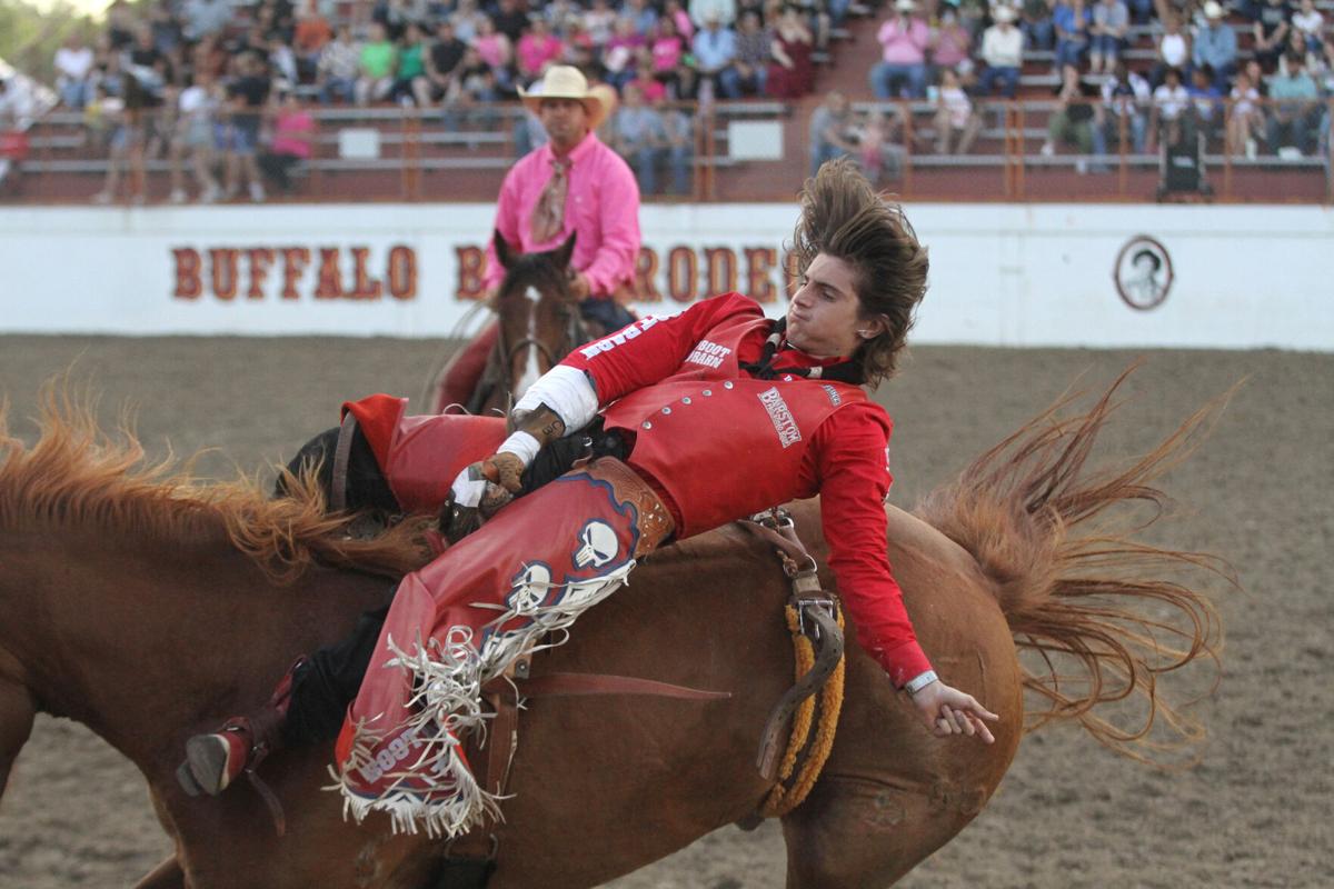 Rocker Shane Steiner takes bareback riding lead on second night of ...