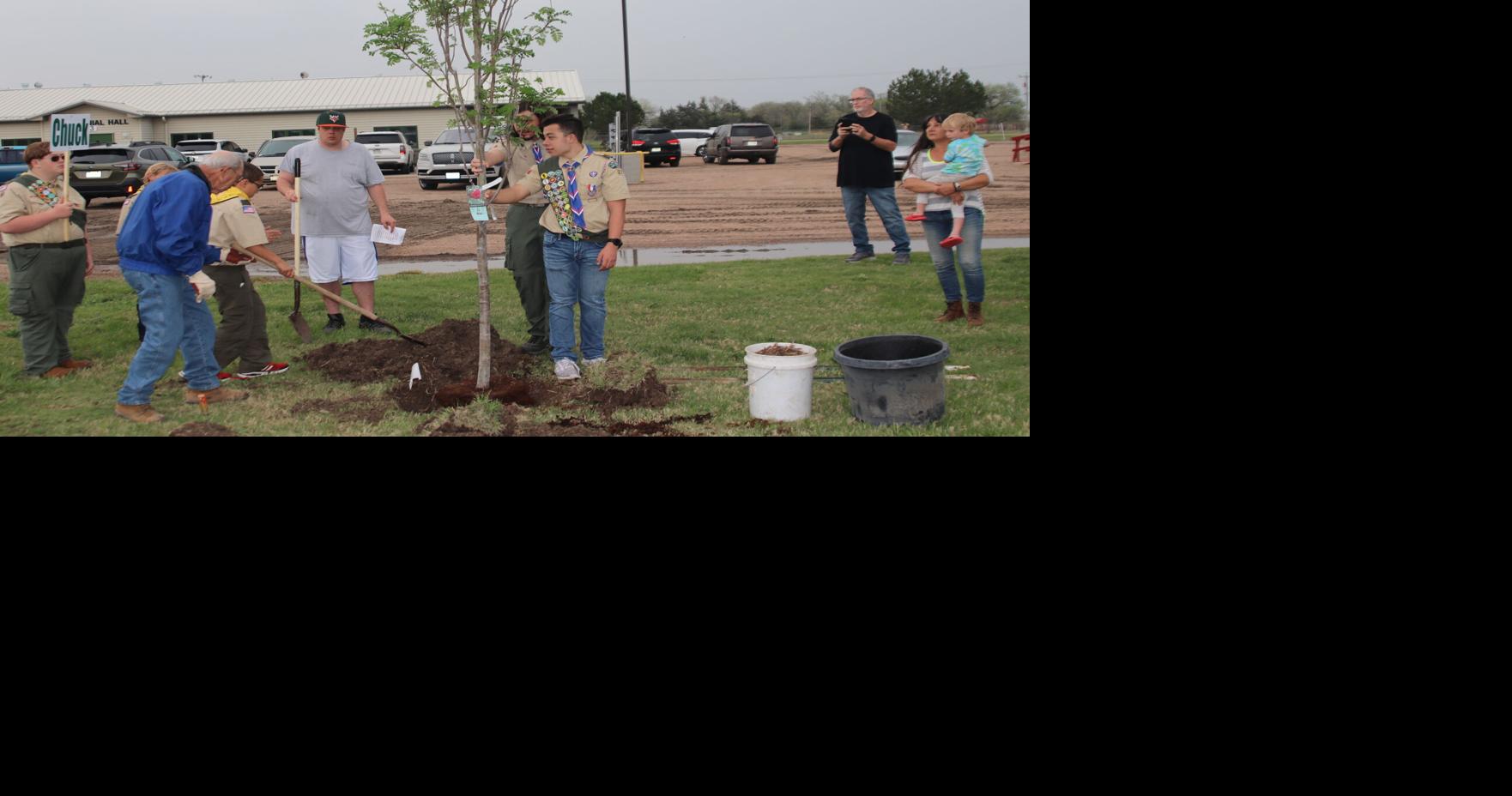 Trees planted at Lincoln County Fairgrounds in Arbor Day celebration