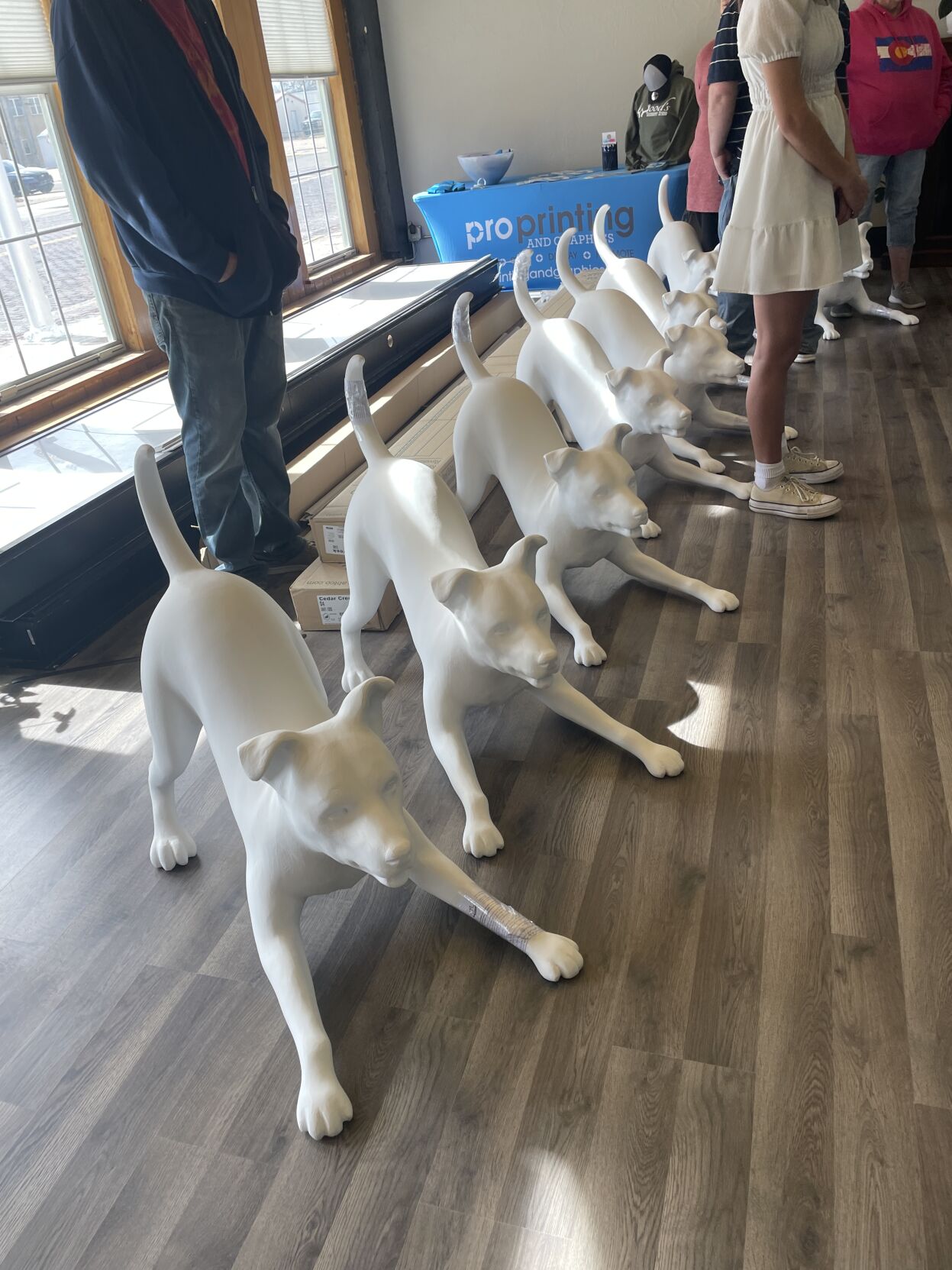 Paws on the Platte begins annual fundraiser with distributing statues ...