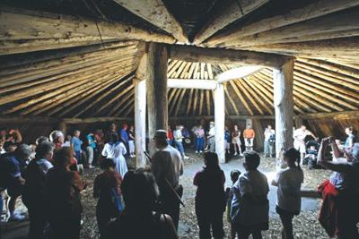 Pawnee, Arikara bless new earth lodge