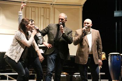 A musical family opens concert