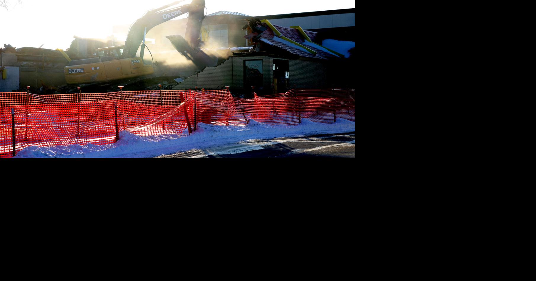 Demolition begins on old McDonald’s building