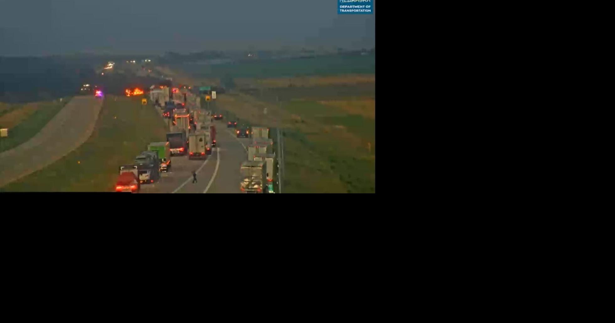 Dust storm causes fatal crash on I-80 near Brule, Nebraska