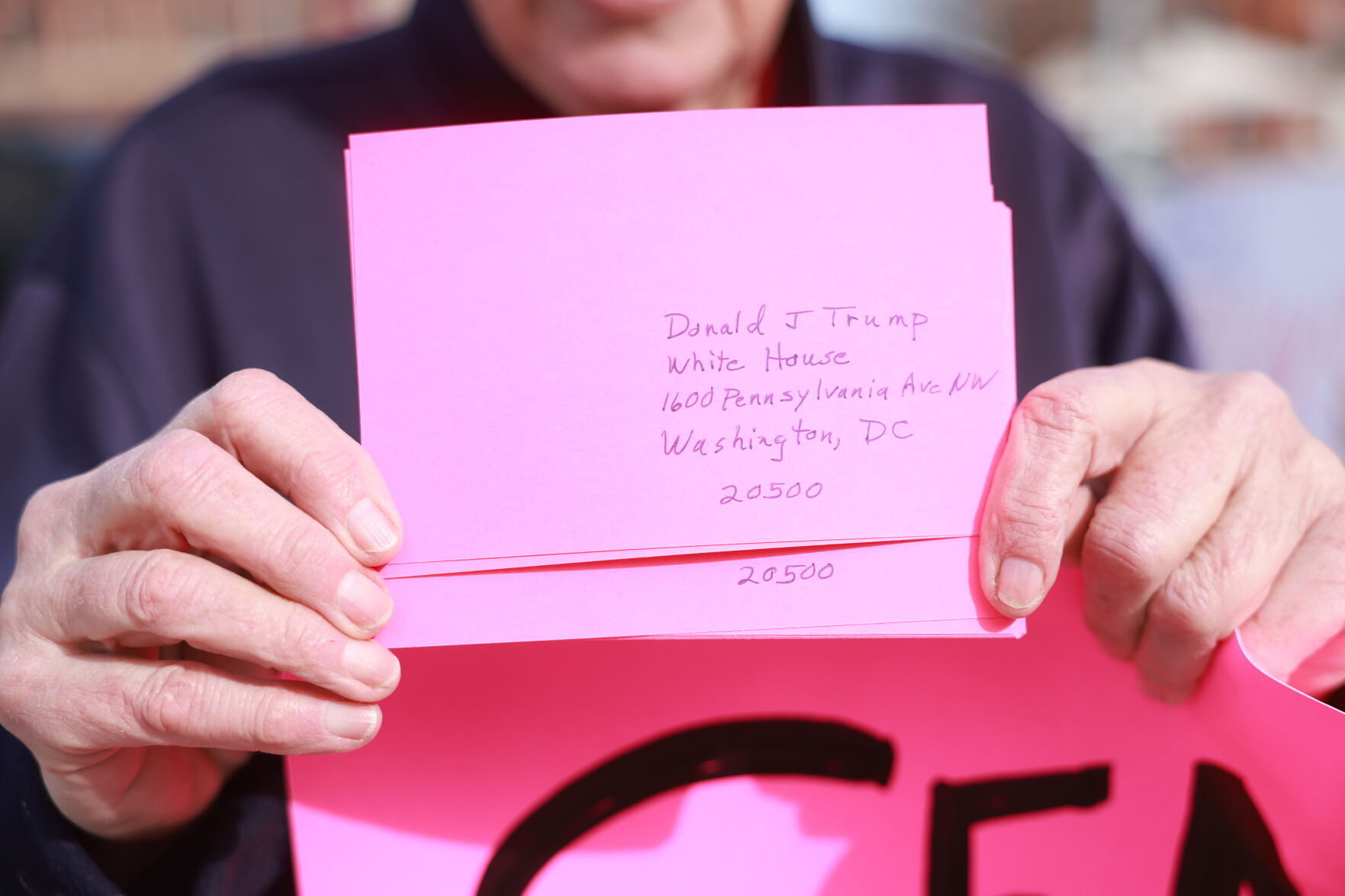 'You're fired': Lincoln County Dems protest, send 'pink slips' to ...