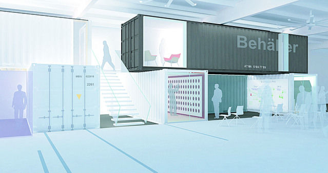Shipping containers could be converted into office spaces