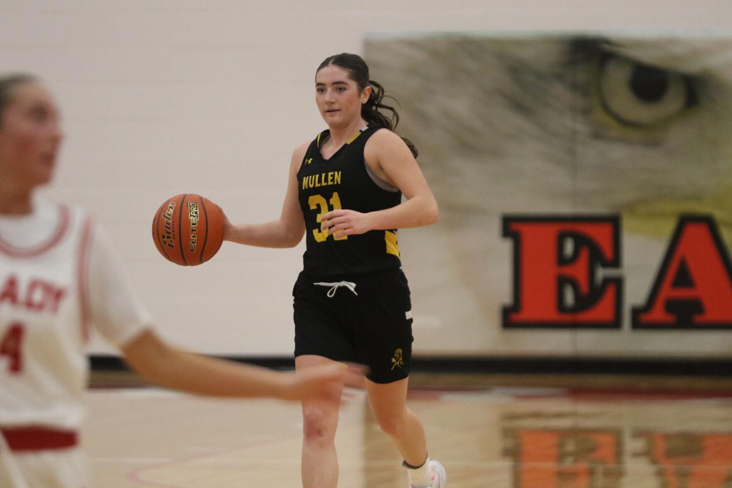 Mullen girls use strong second half to defeat Brady on the road Thursday