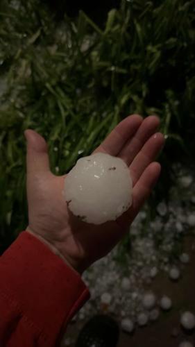 Softball-sized hail reported in Dawson County in severe thunderstorm ...