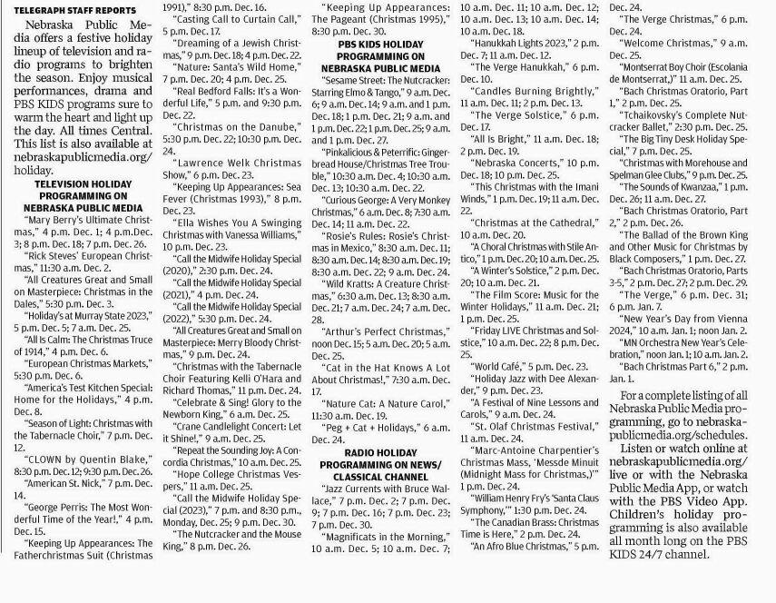 Celebrate the holidays with specials on NPM