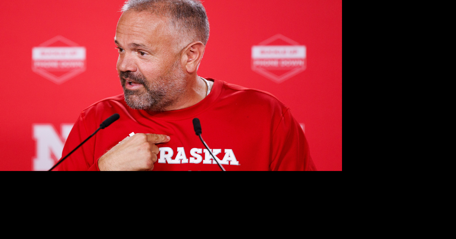 Matt Rhule embracing national stage for Nebraska vs. Michigan