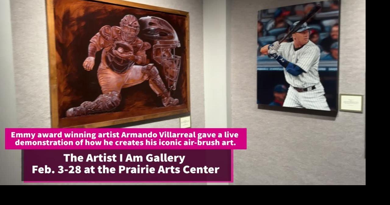 Emmy award winning artist, Armando Villarreal, gives live painting demo ...