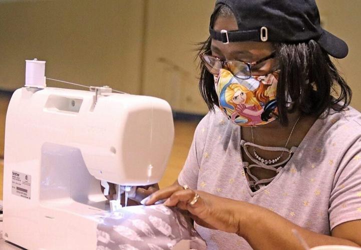 Volunteers make face masks in assembly line | Coronavirus | nrcolumbus.com