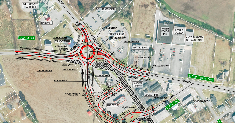 strawberry roundabout