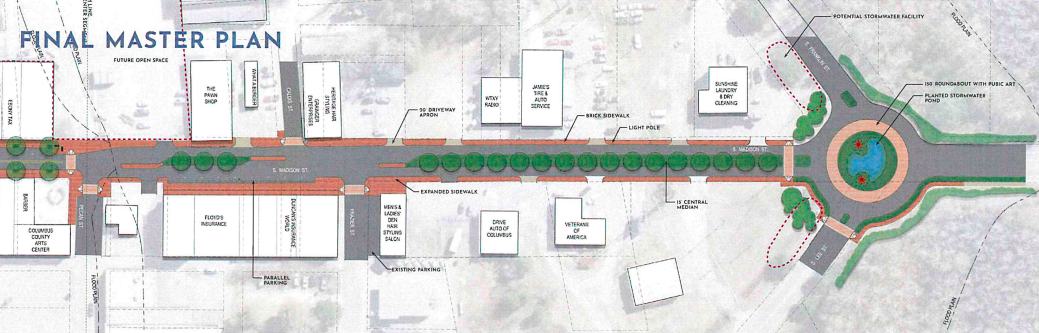 Another roundabout is coming to Whiteville, this time downtown ...