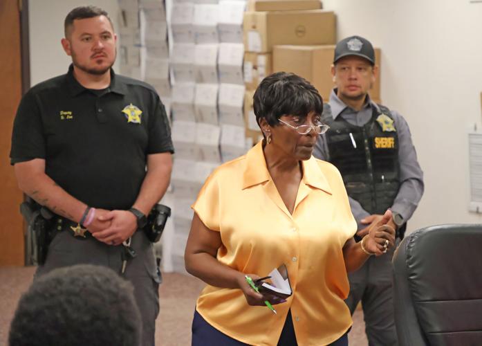 Crowd urges elections board to keep all five early voting sites | News ...