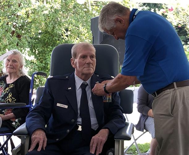 Veterans group honors Newman with pinning ceremony at Angel House ...